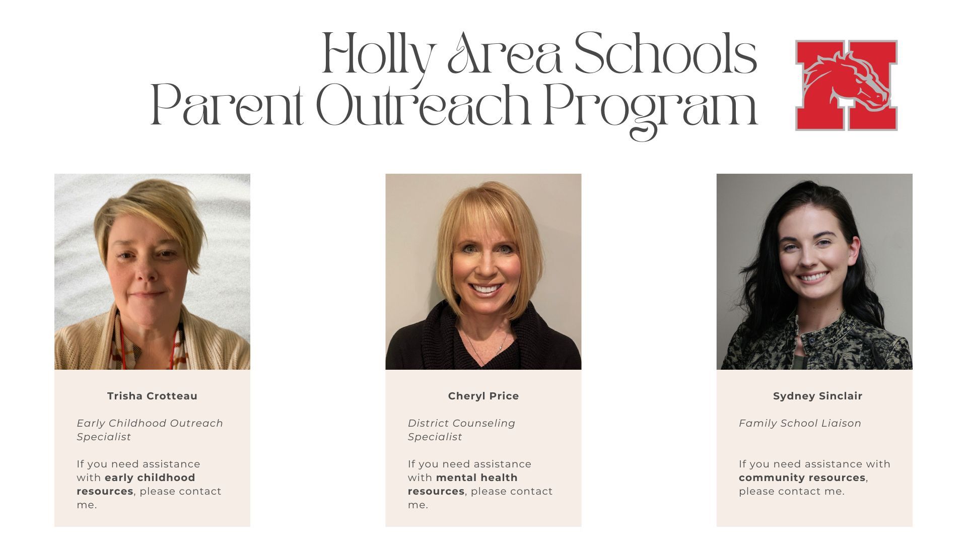 Parent Outreach Program - Community/Parents - District Home